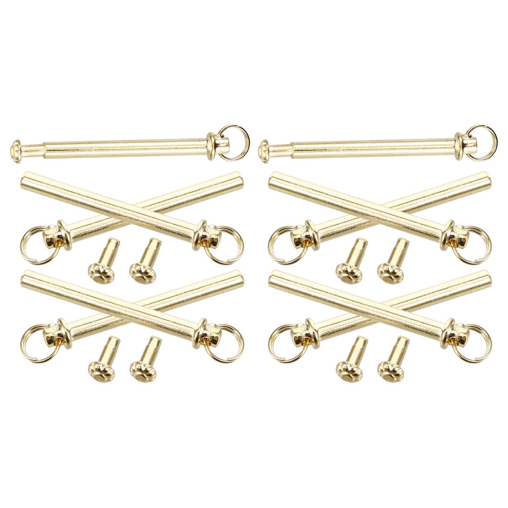 OULII 10Set Hand Fan Shaft Rivet and Nut Repair Kit Golden Metal ...