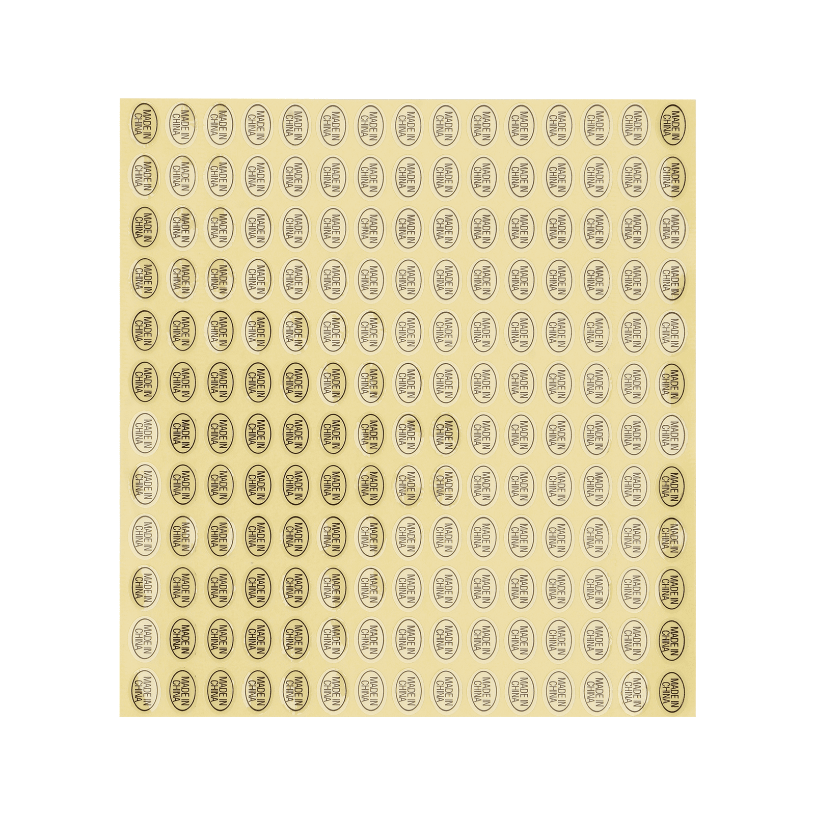 OULII 11700Pcs Made in China Stickers Yellow Waterproof Self Adhesive ...