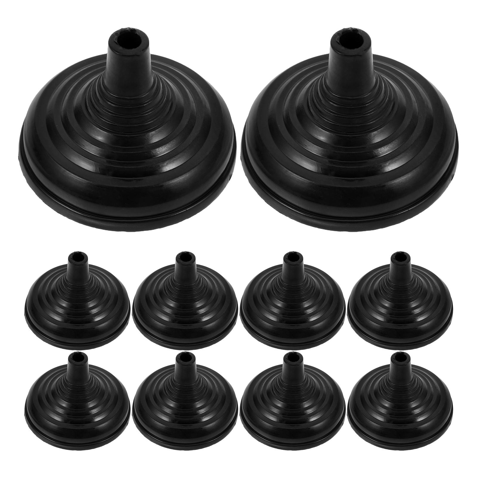 OULII 12Pcs Small Flag Holder Black Plastic Flagpole Stand Base for ...