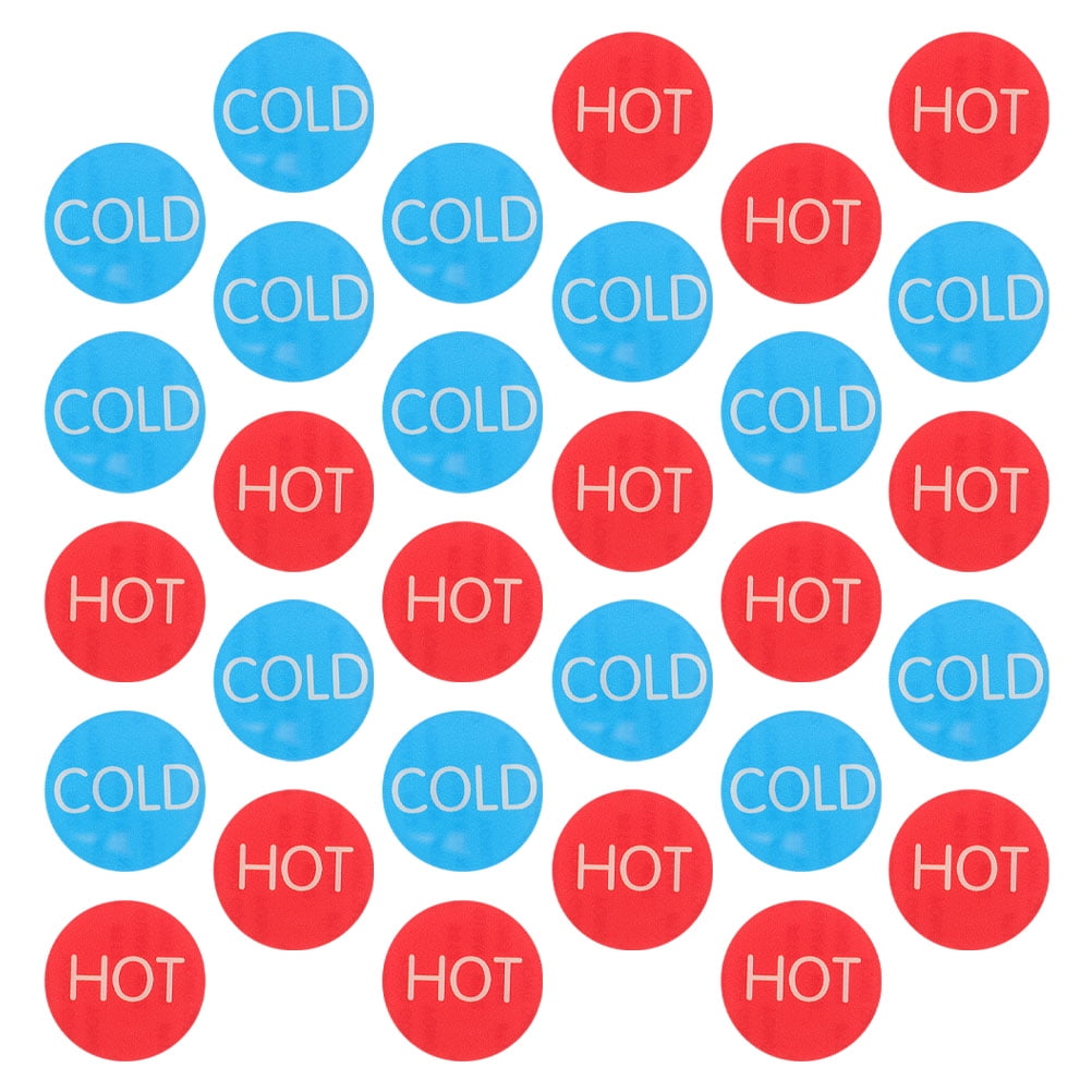 OULII Durable Acrylic Hot Cold Stickers Easy Installation for Office ...