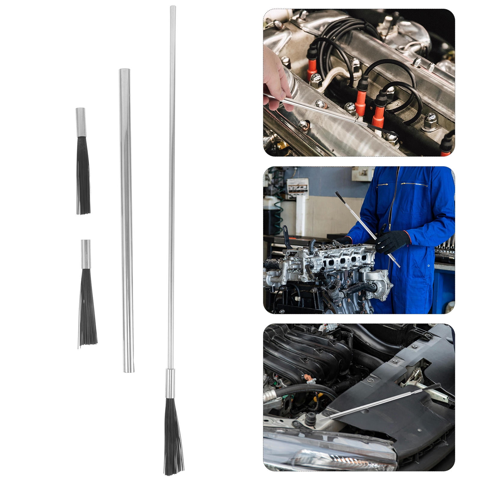 OULII Engine Cleaning Brush Set with for Thorough Carburetor and Engine ...