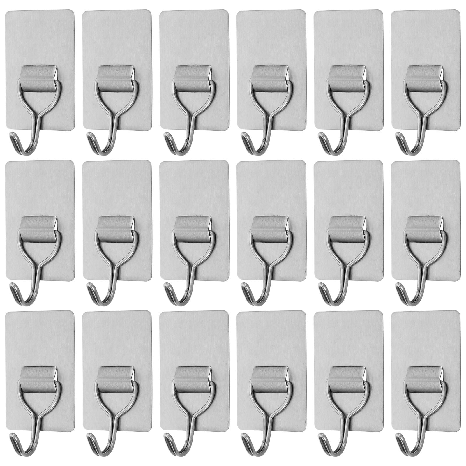 OULII Stainless Steel Self Stick Hooks Strong Capacity for Kitchens ...