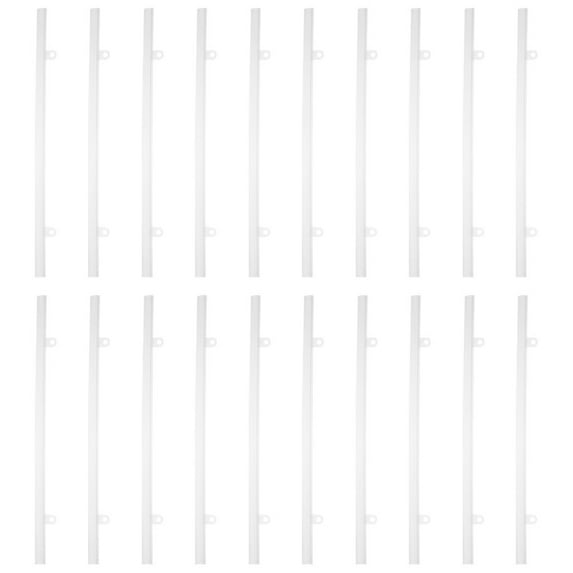 OULII 20Pcs PVC Poster Mount Rail Clear Plastic Banner Hanger for ...