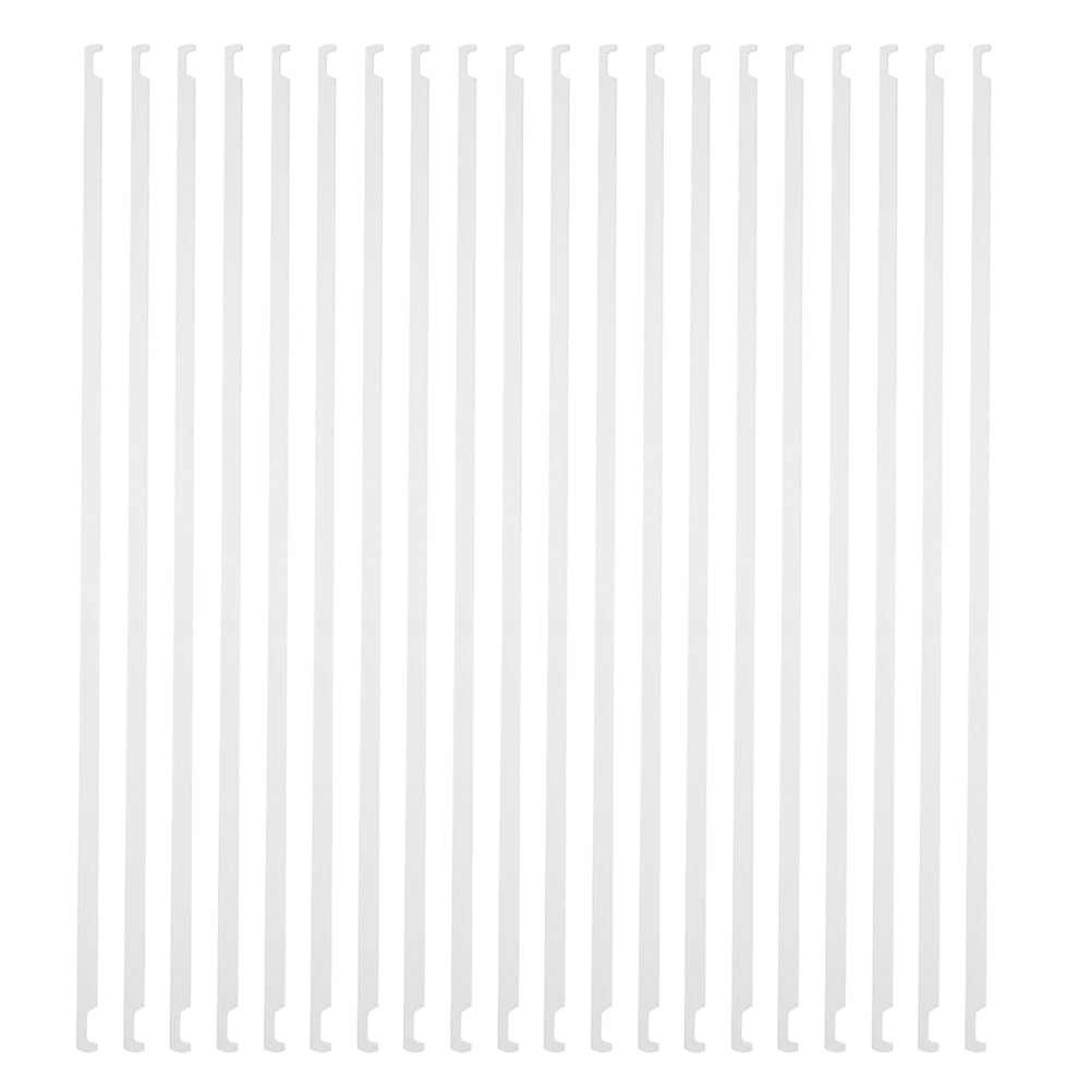 OULII 20Pcs White Hanging File Rails Metal File Holder for Office and ...