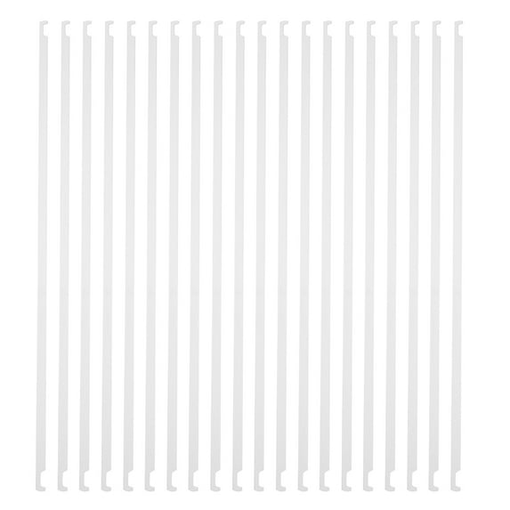 OULII 20Pcs White Hanging File Rails Metal File Holder for Office and ...
