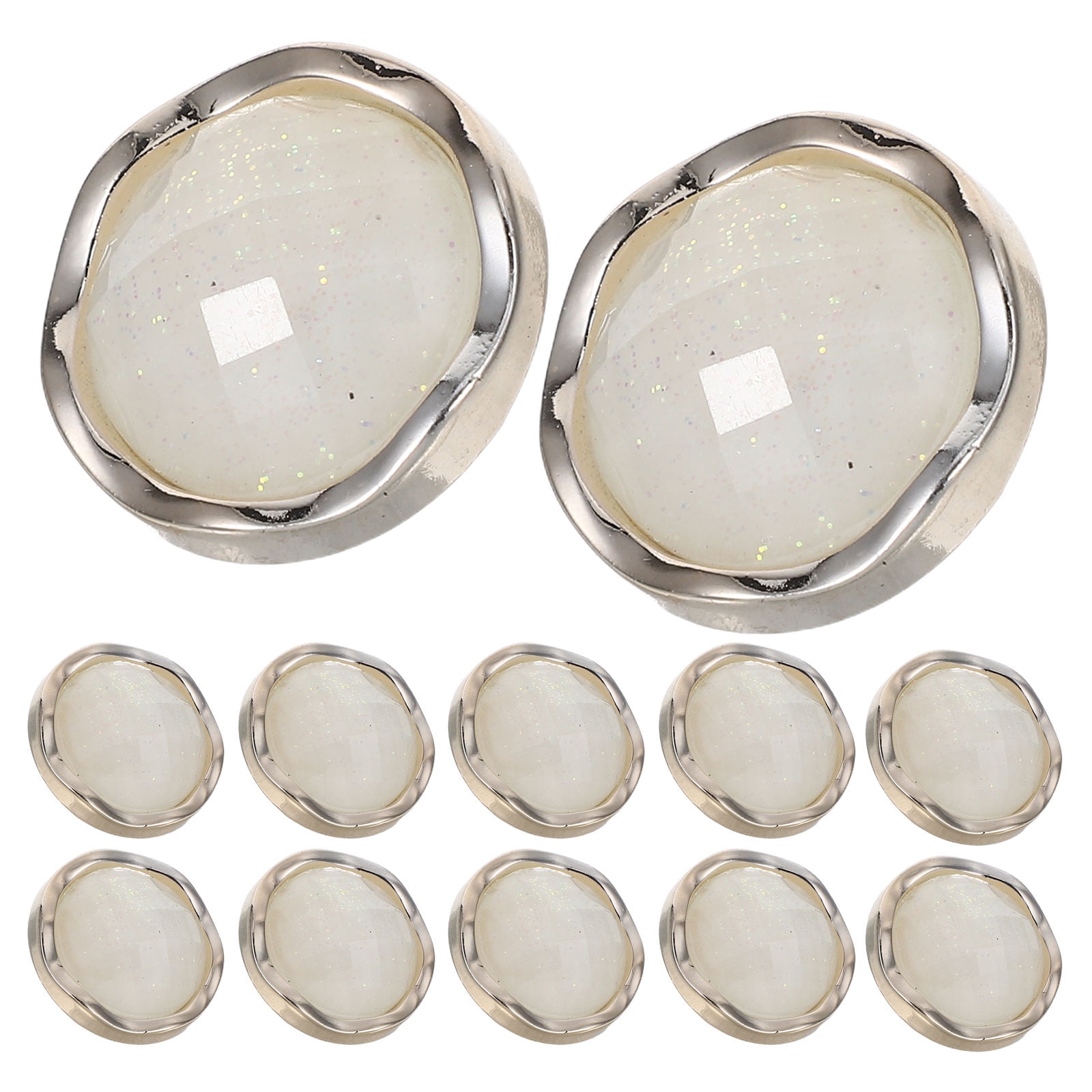 OULII 20Pcs Round Resin Sewing Buttons Single Hole Blazer Buttons for ...