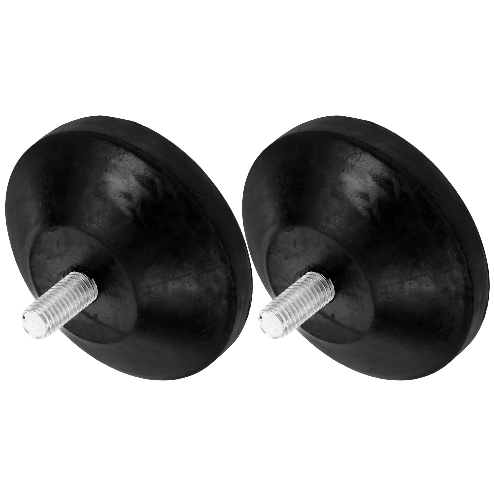 OULII 2Pcs Screw On Furniture Legs Black Metal for Heavy Duty Leveling ...