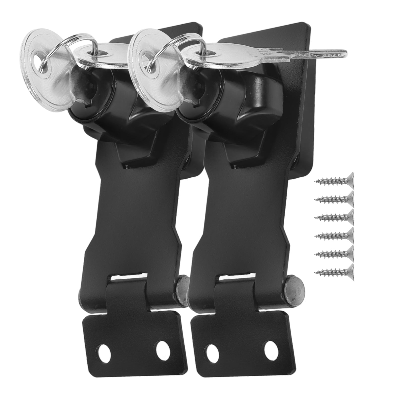 OULII 2Pcs Sleek Style Door Latch in Black for Furniture Repair and ...