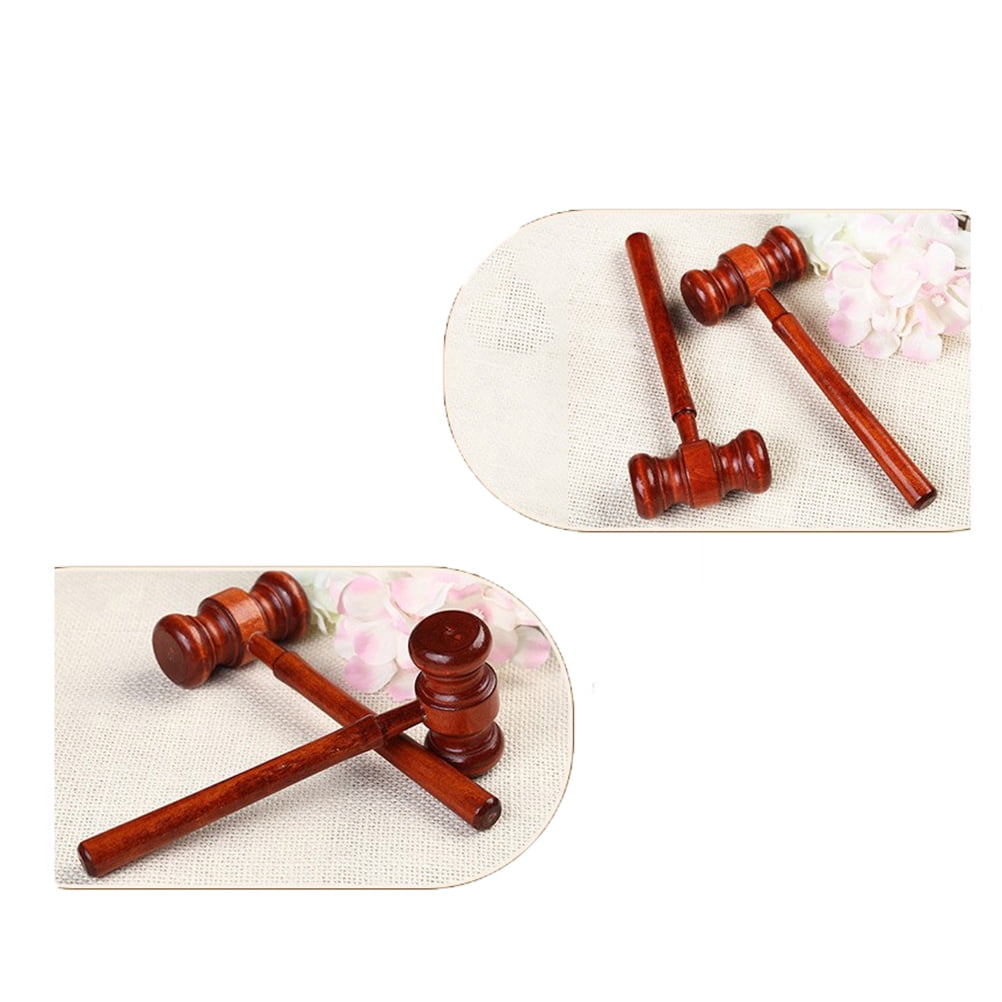 OULII 2Set Judge Hammer Mallet Wooden Toy for Children with Hand Eye ...