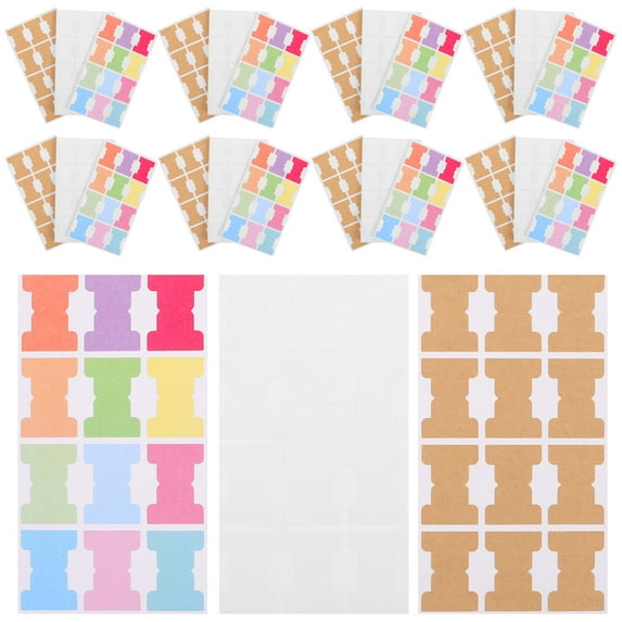 OULII Index Tabs Multicolor Self-Adhesive Writable Surface for Notebook ...