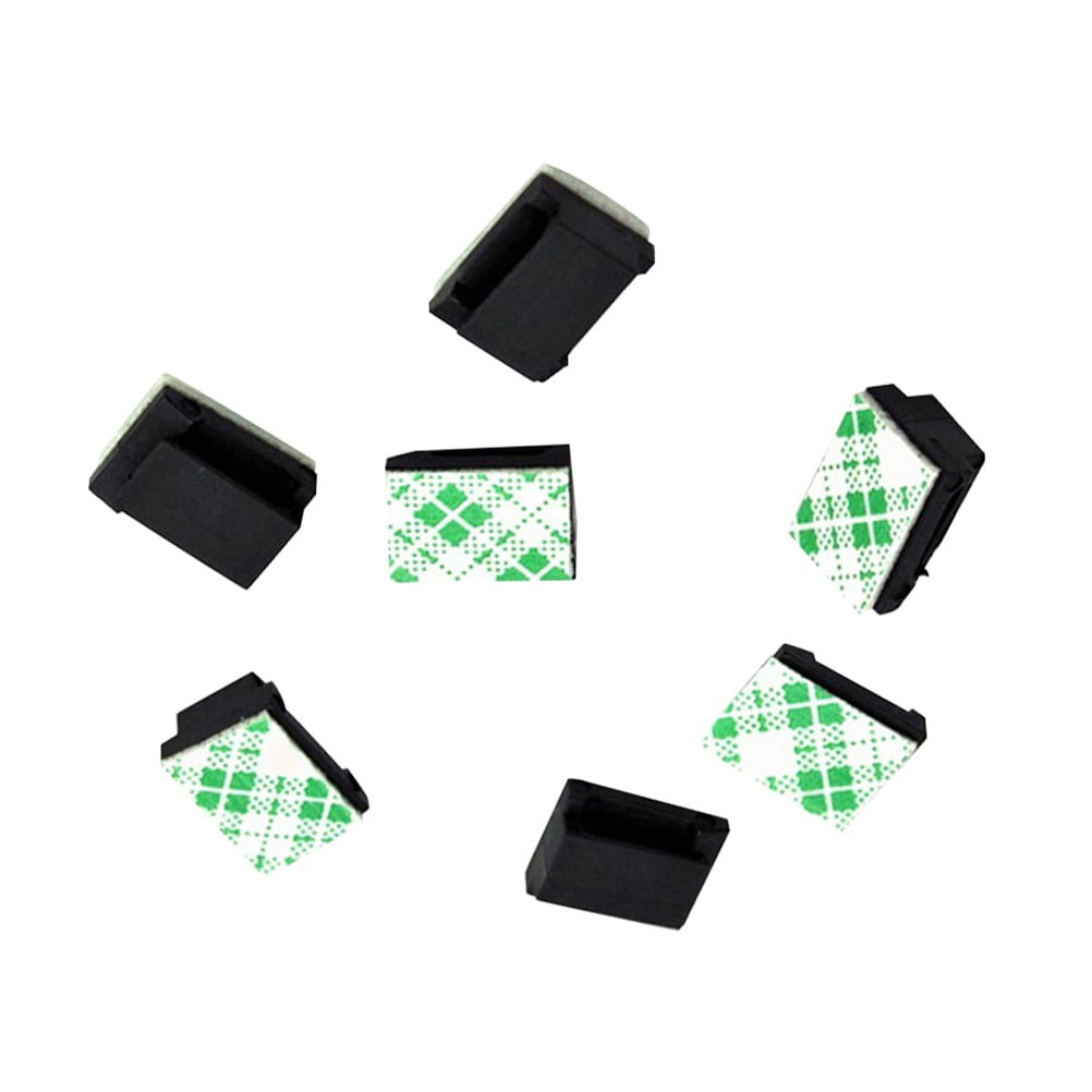 OULII Car Wire Clips, Black, Self-Adhesive, Cable Organizer for Cars ...