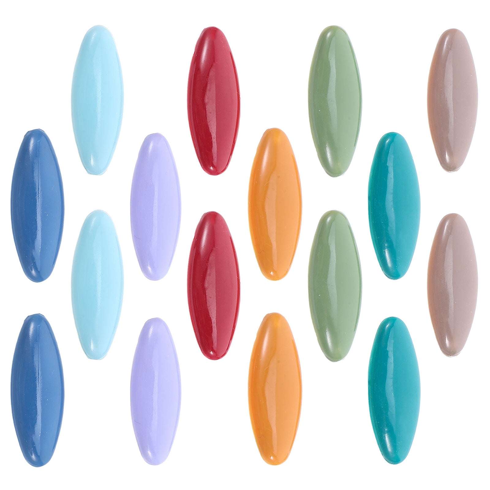 OULII 40Pcs Scarf Clip on Hijab Assorted Color Lightweight Plastic Pins ...