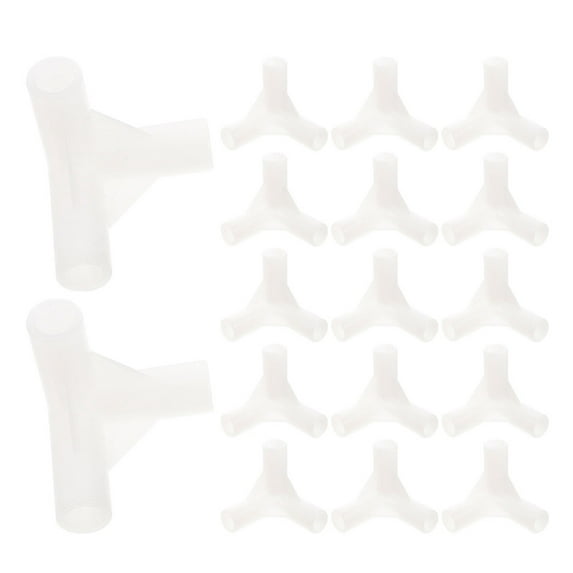 OULII Sturdy White Plastic Connectors for Outdoor Canopy Frames ...