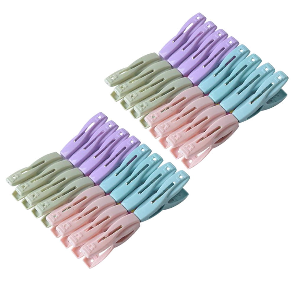 OULII 48 Pcs Clothes Drying Clips Laundry Clips Assorted Color 6x3cm ...
