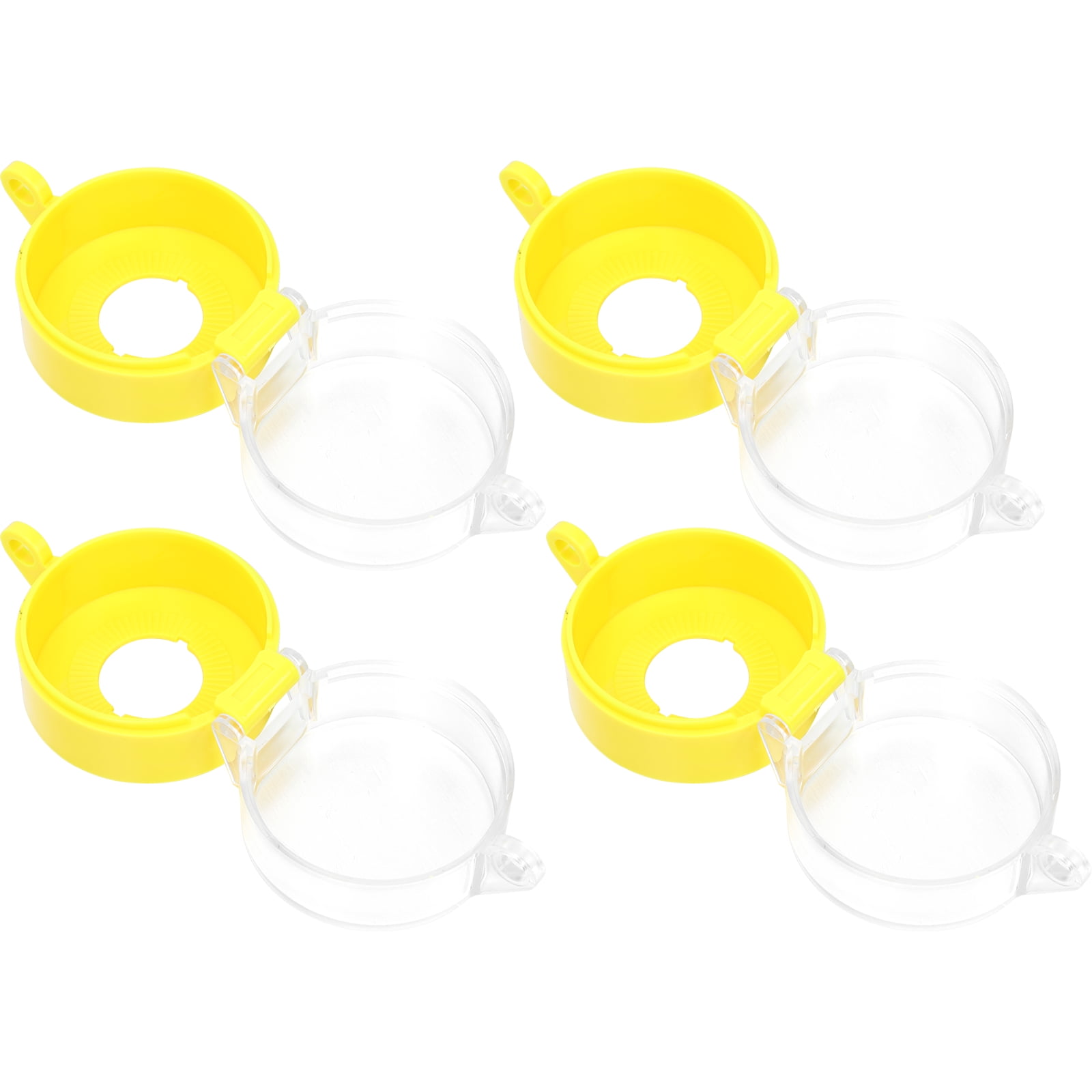 OULII 4Pcs Yellow Waterproof Emergency Stop Button Protective Cover Pc ...