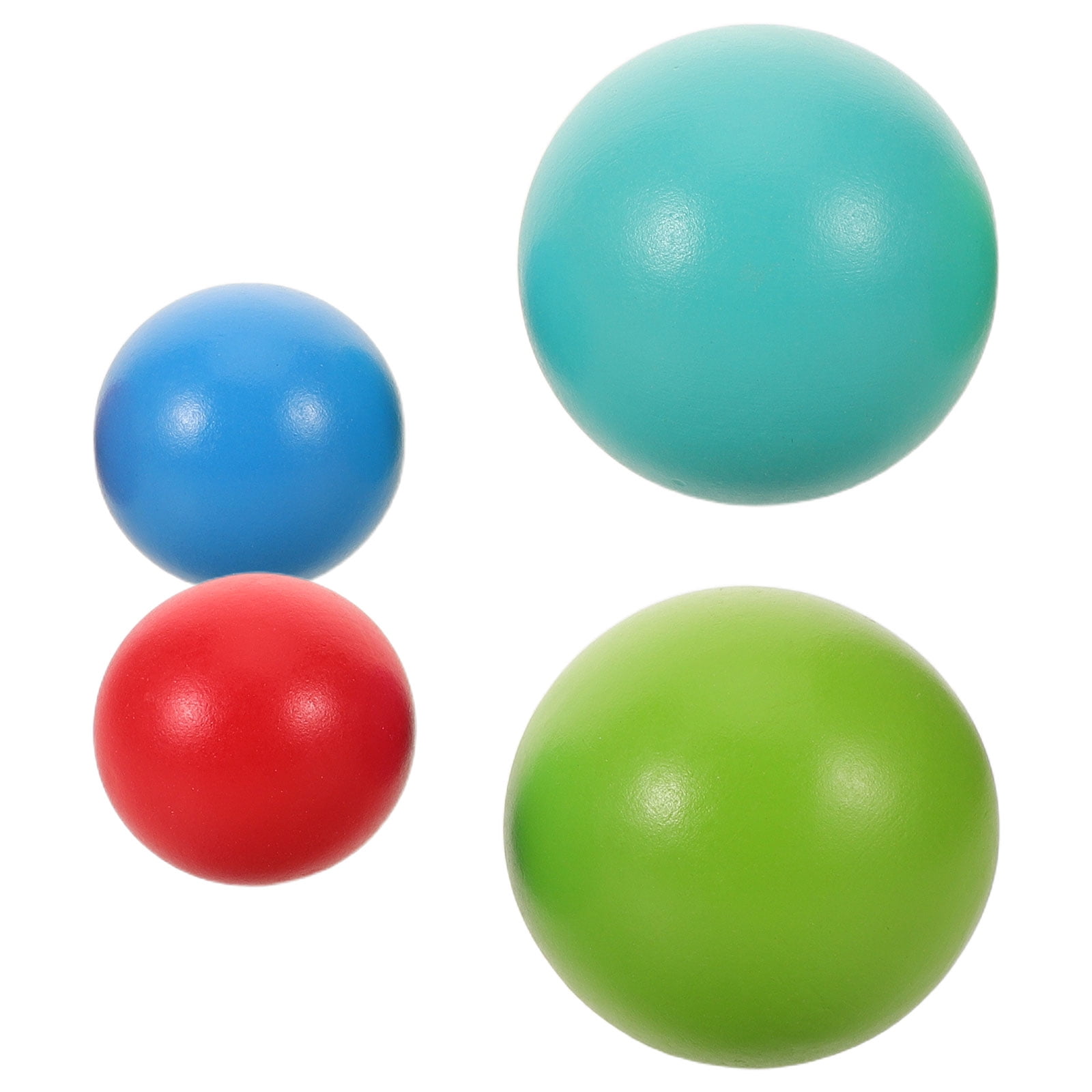 OULII 4pcs Wooden Croquet Balls Assorted Color for Fun Teamwork ...