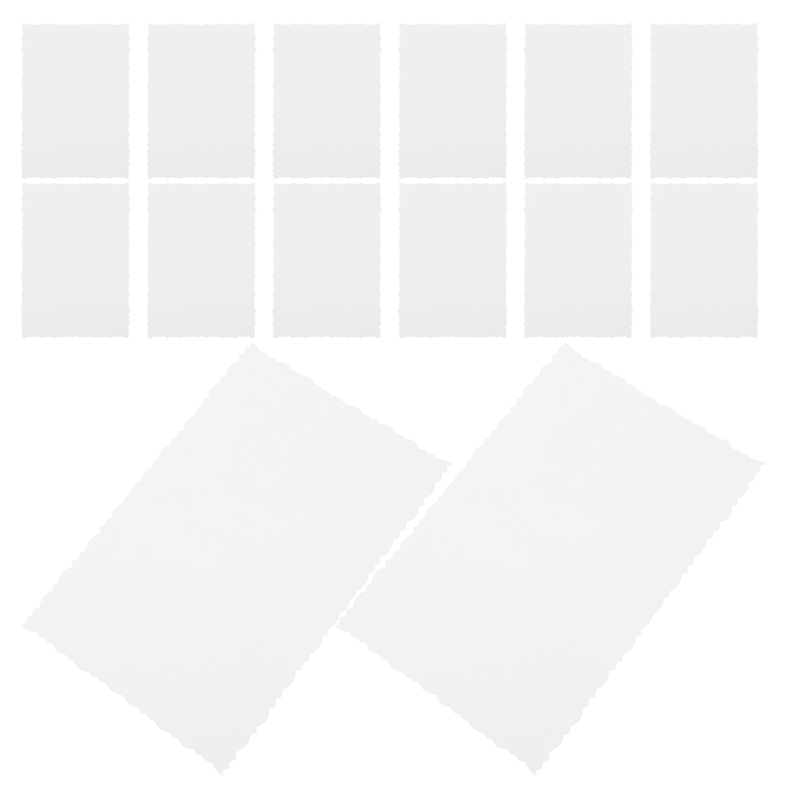 OULII 50Pcs White Cardstock Blank Postcards for Paper Crafts Watercolor ...