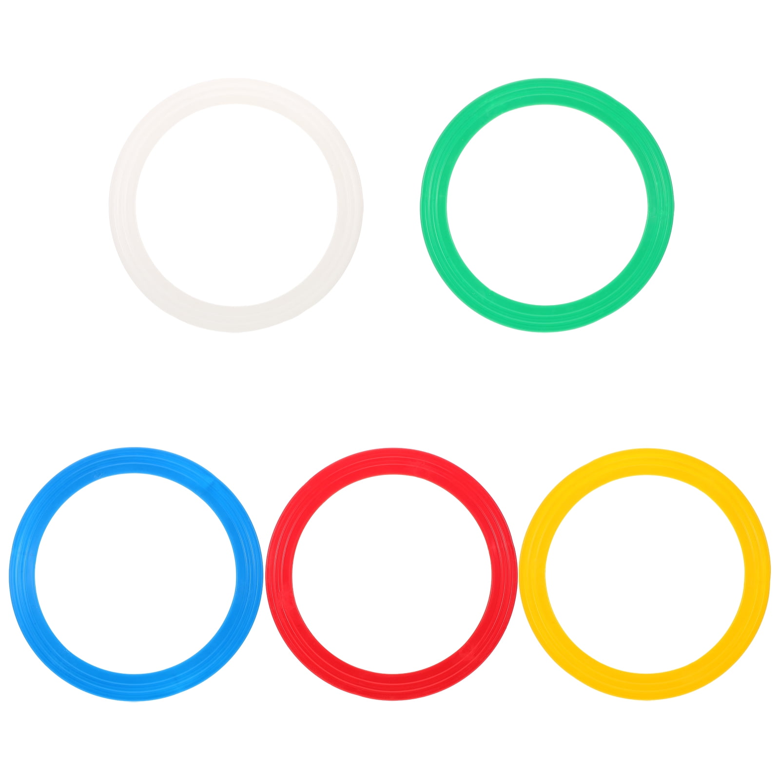 OULII 5Pcs Plastic Toss Rings Juggling Ring Set Assorted Color ...