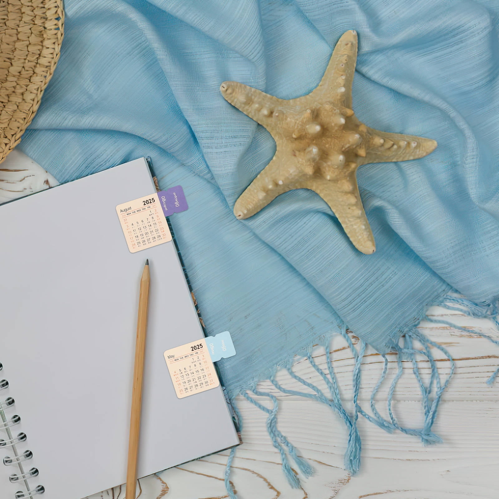 OULII 6 Sets Of Plan Stickers Calendar Book Tabs Calendar Month ...