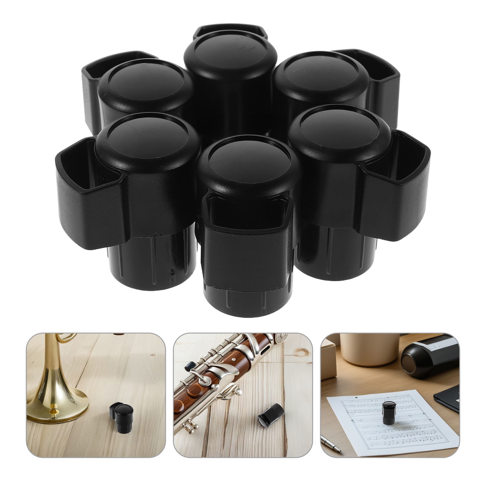 OULII Alto Saxophone End Cap Rubber Dust Prevention Sturdy Material ...