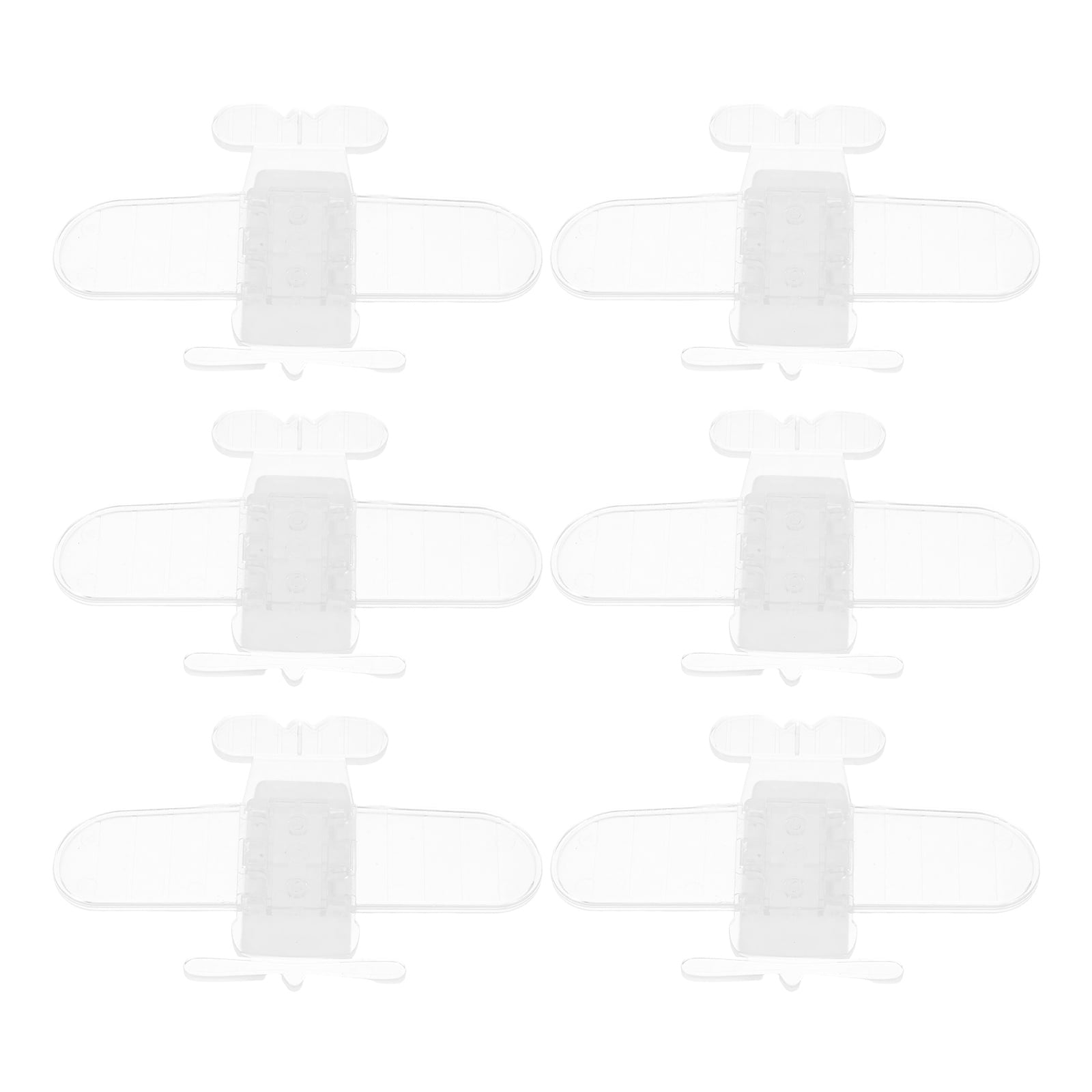 OULII 6Pcs Transparent Airplane Design Window Restrictor Locks for Home ...
