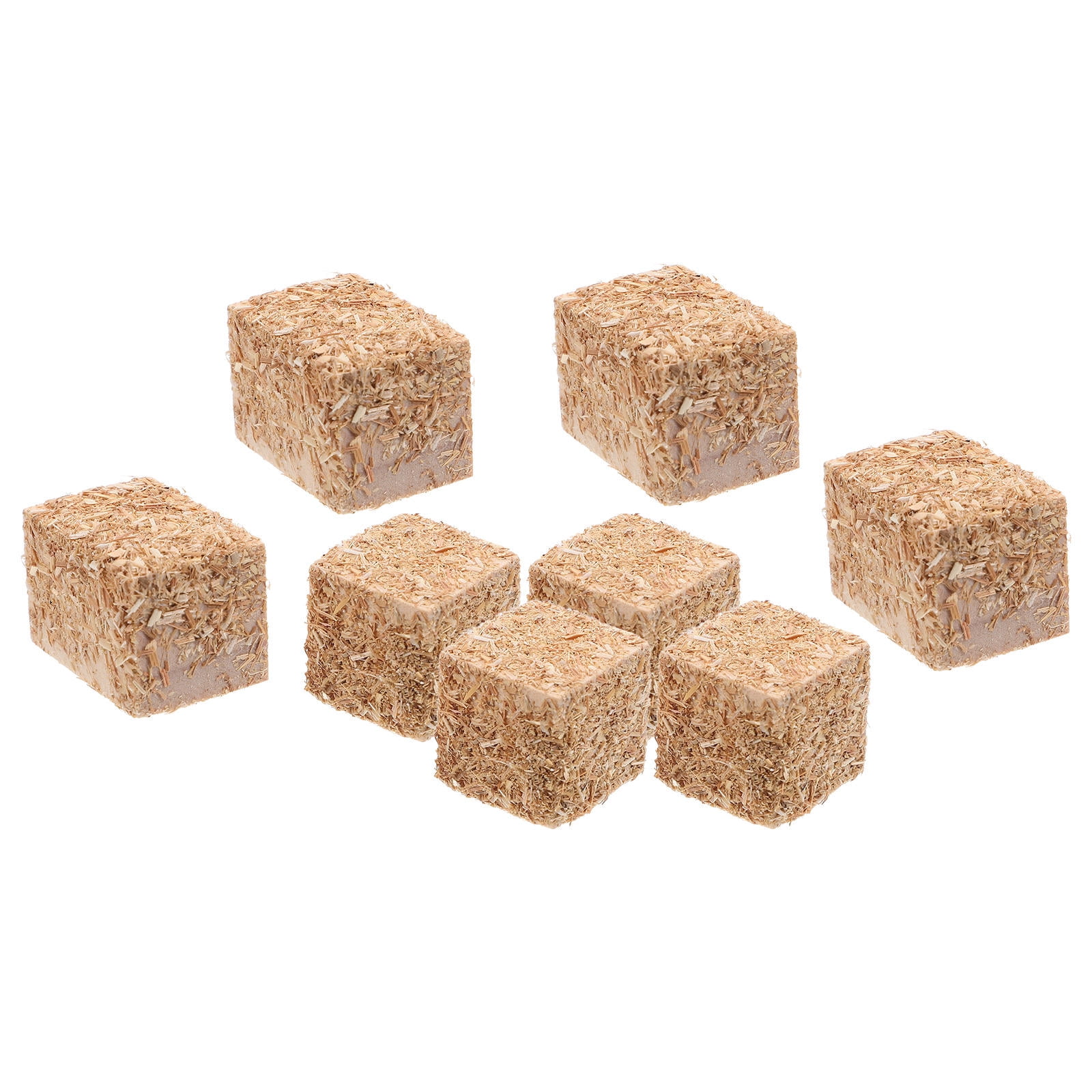 OULII 8Pcs Mini Haystacks Centerpieces Square for Garden Scenery 2x2x0 ...
