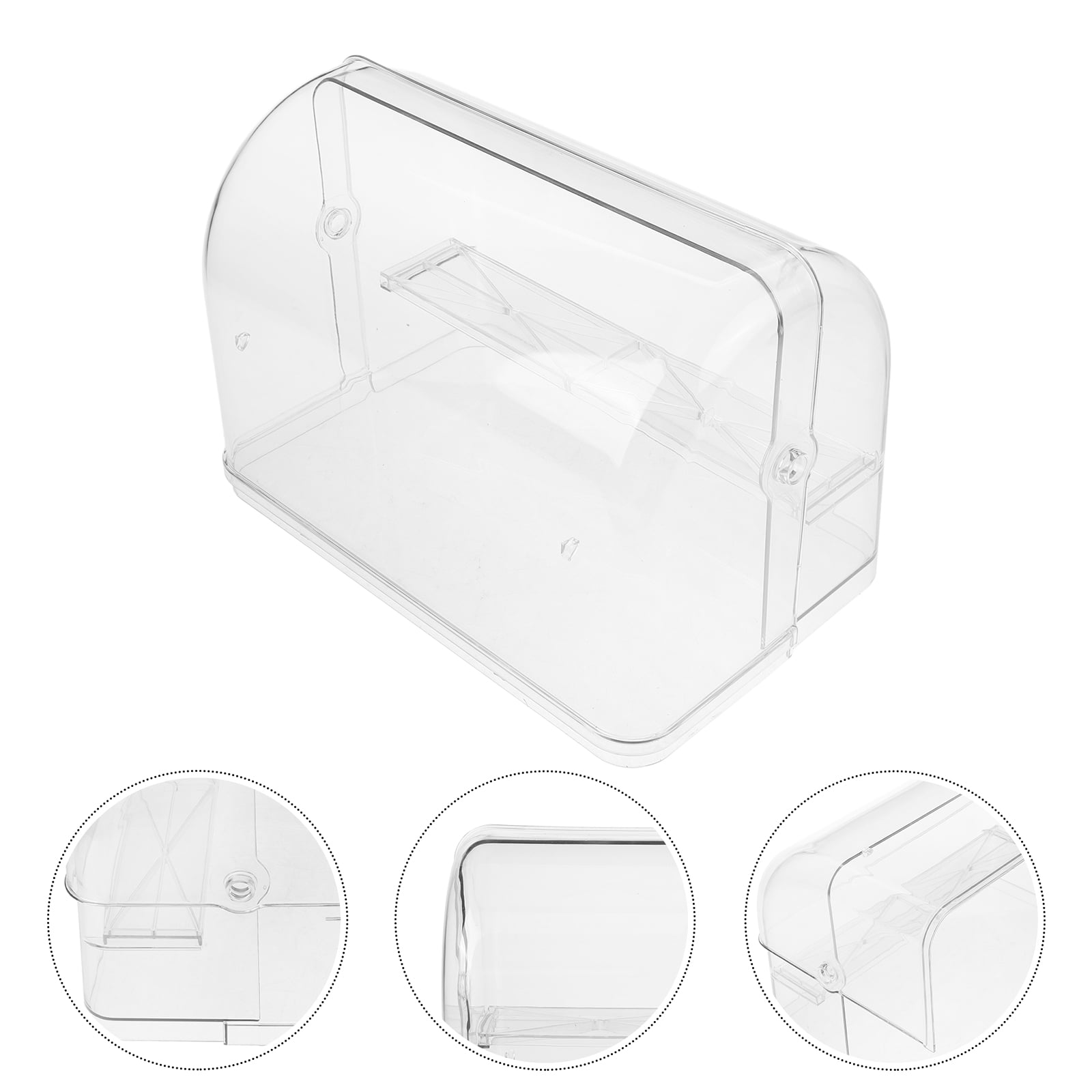 OULII Action Figure Doll Toy Box Clear Acrylic Display Case for Figures ...