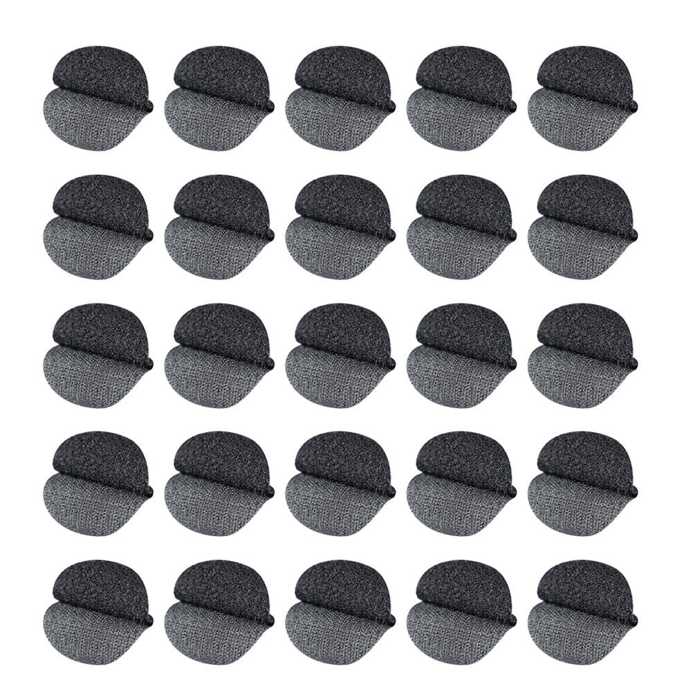 OULII Adhesive Fixing Sticker 25Pack Black PVC Non-Trace Sofa Cushion ...