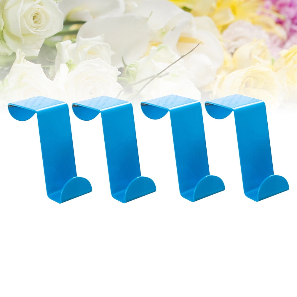 OULII Back Door Hook 4Set Coat Hooks in Blue for Bathrooms Kitchens ...