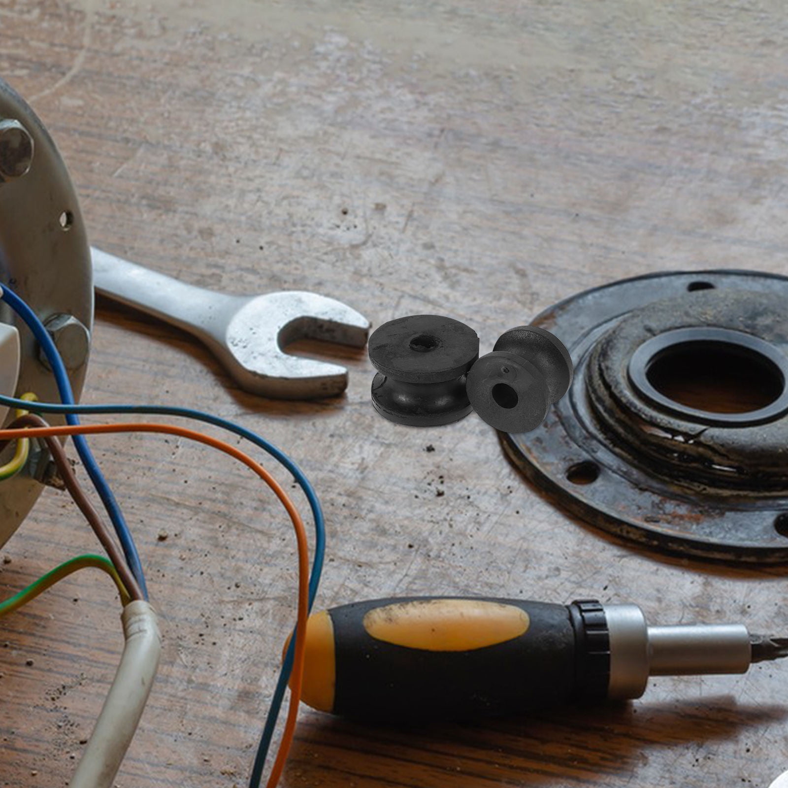 OULII Ceiling Fan Pulley with Shock Absorbing Ring for Reducing Noise ...