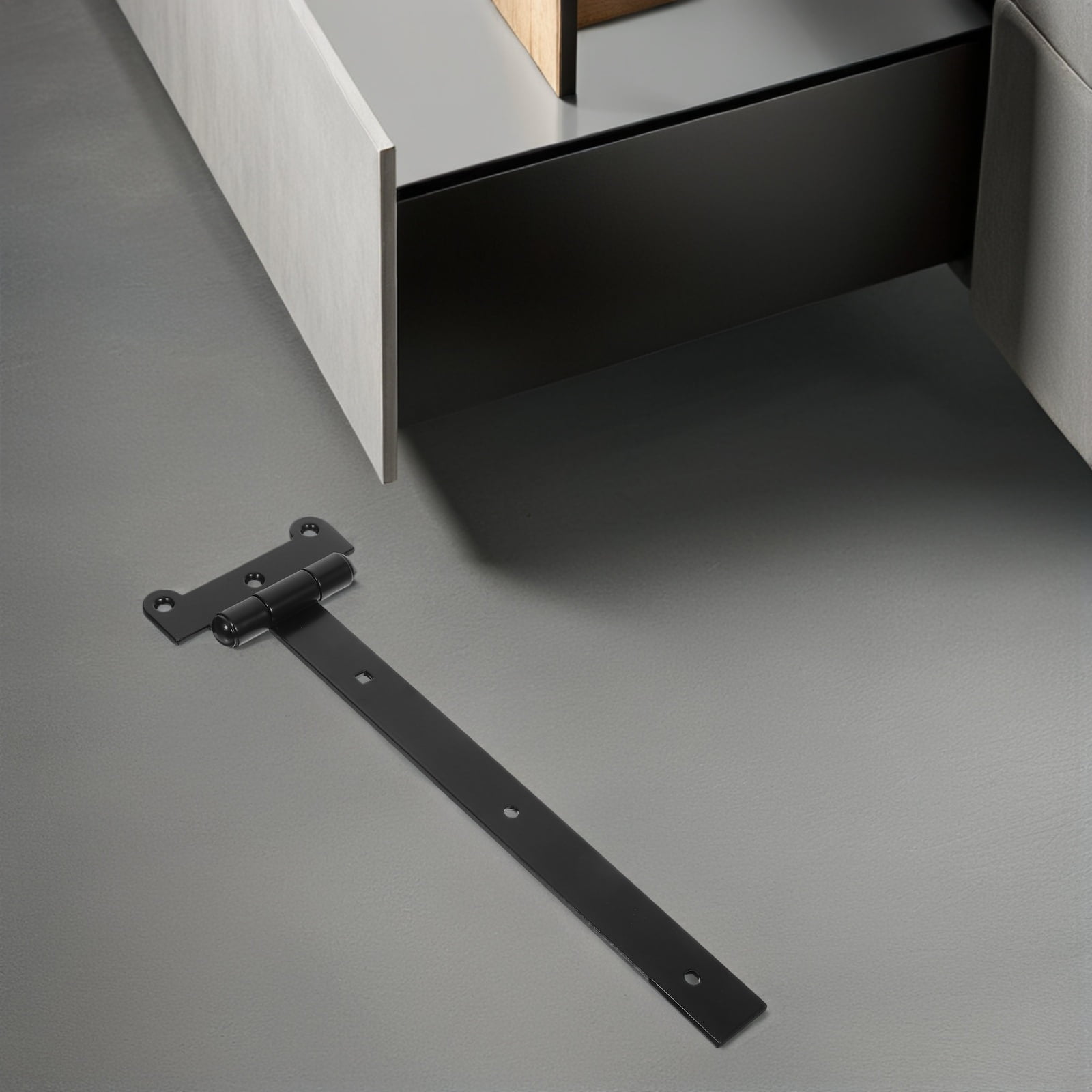 OULII Heavy Duty T Hinge Black Iron Enhanced Structure for Home Use ...