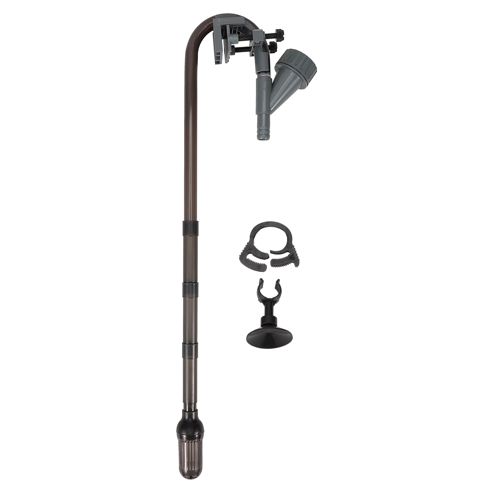 OULII Durable Black Plastic Fish Tank Water Tube Aquarium Inlet Outflow ...