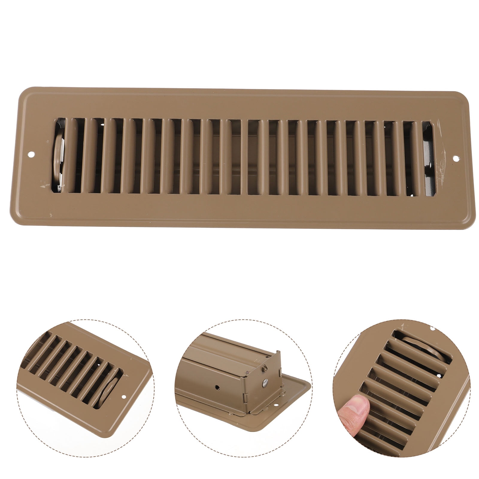 OULII Floor Ventilation Cover Duct Vent Cover 1Set 29.4x9.2x4In Abs ...