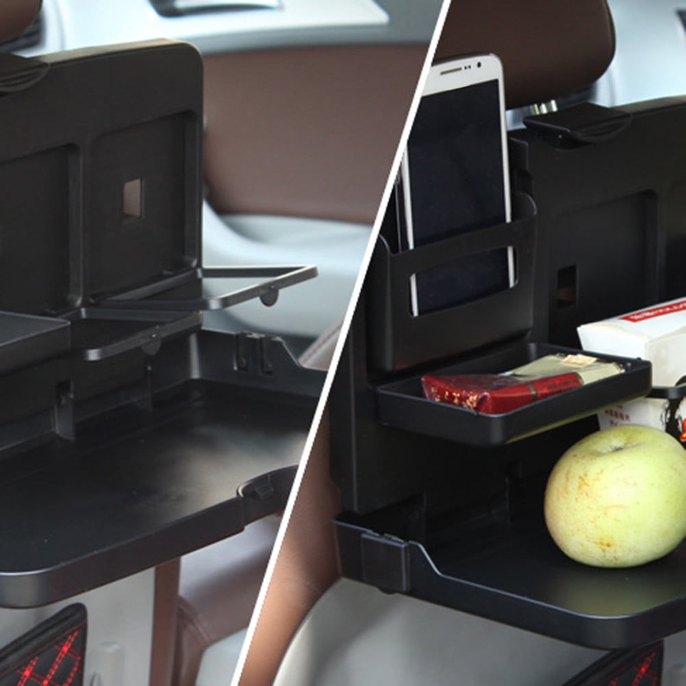 OULII Food Tray For Car With Flat Folded Shape Black 1Pack - Walmart.com