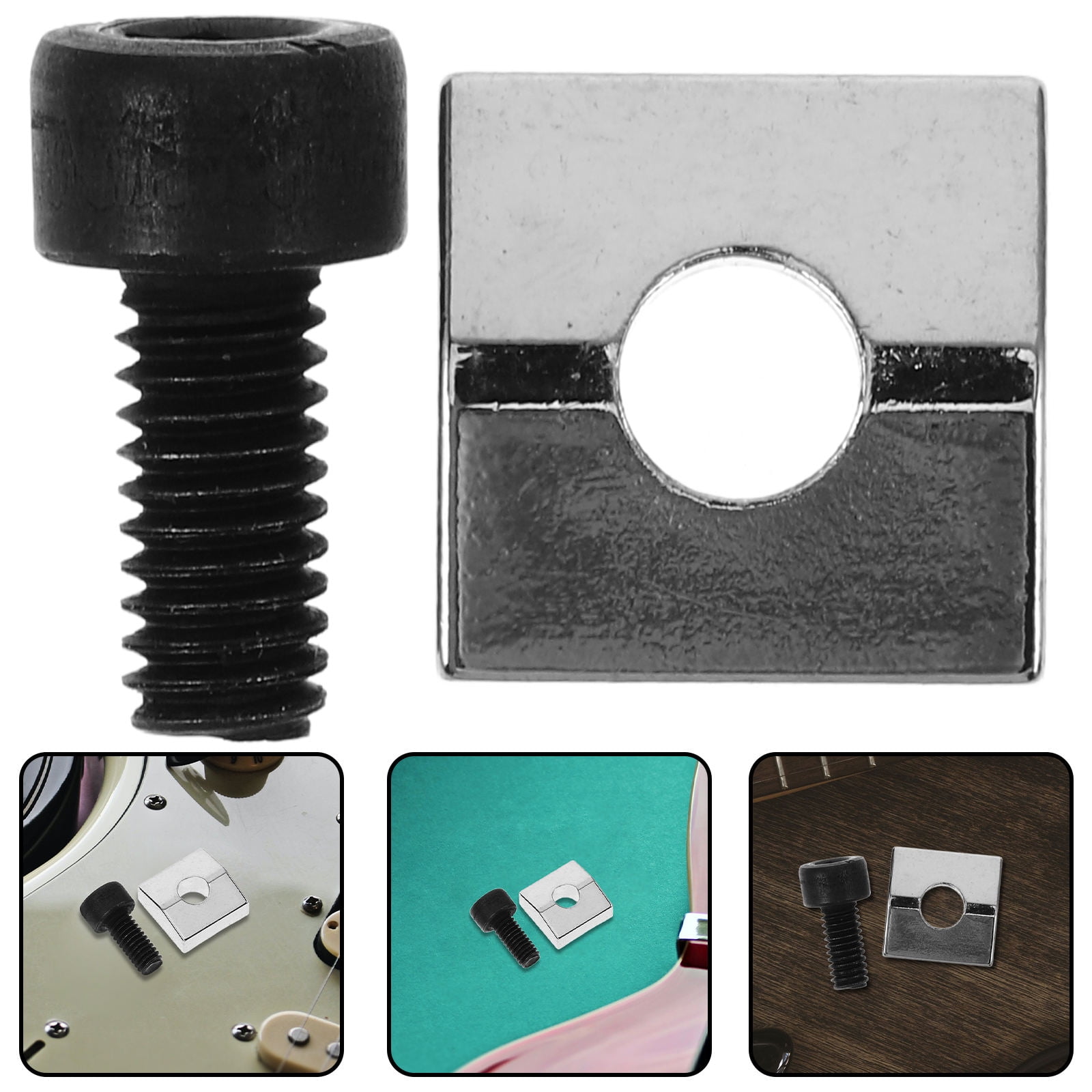 OULII Roller String Retainer Zinc Alloy 1 Guitar Enthusiasts - Walmart.com