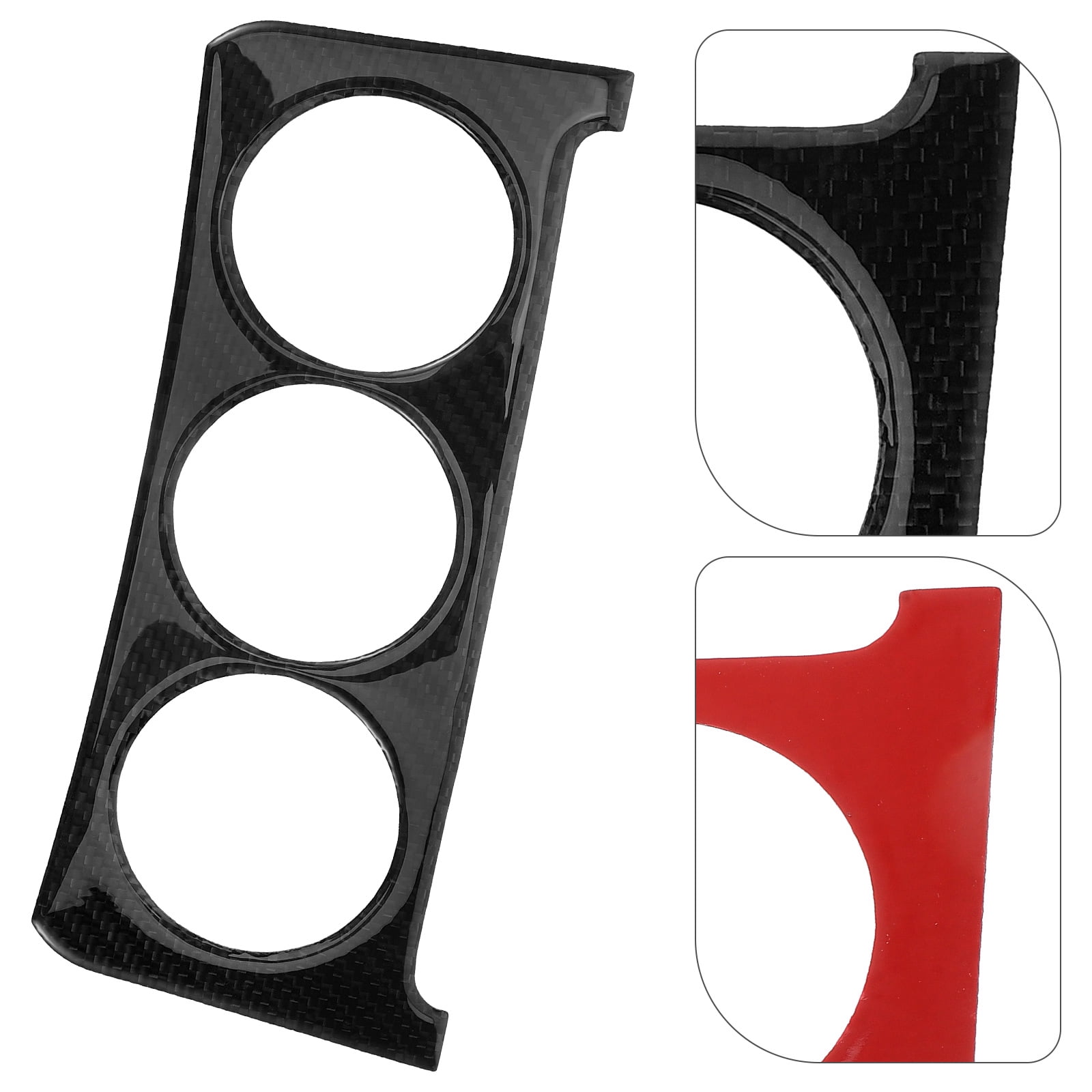 OULII Interior Trim 1Set Black Carbon Fiber Car Dashboard Accessories ...