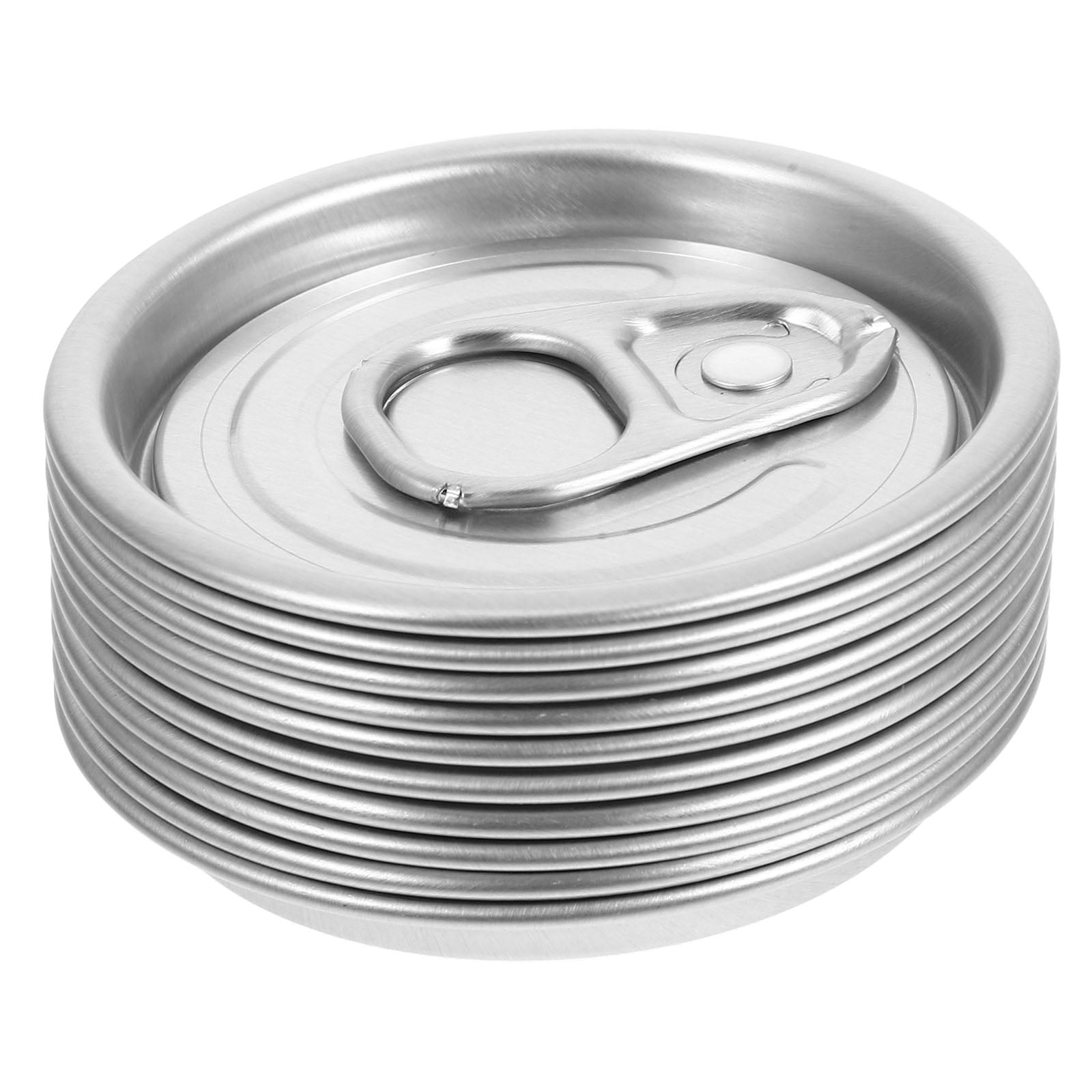 OULII Jar Lids 10Pcs Can Lid Aluminum Sealing Lid For Parties Silver ...