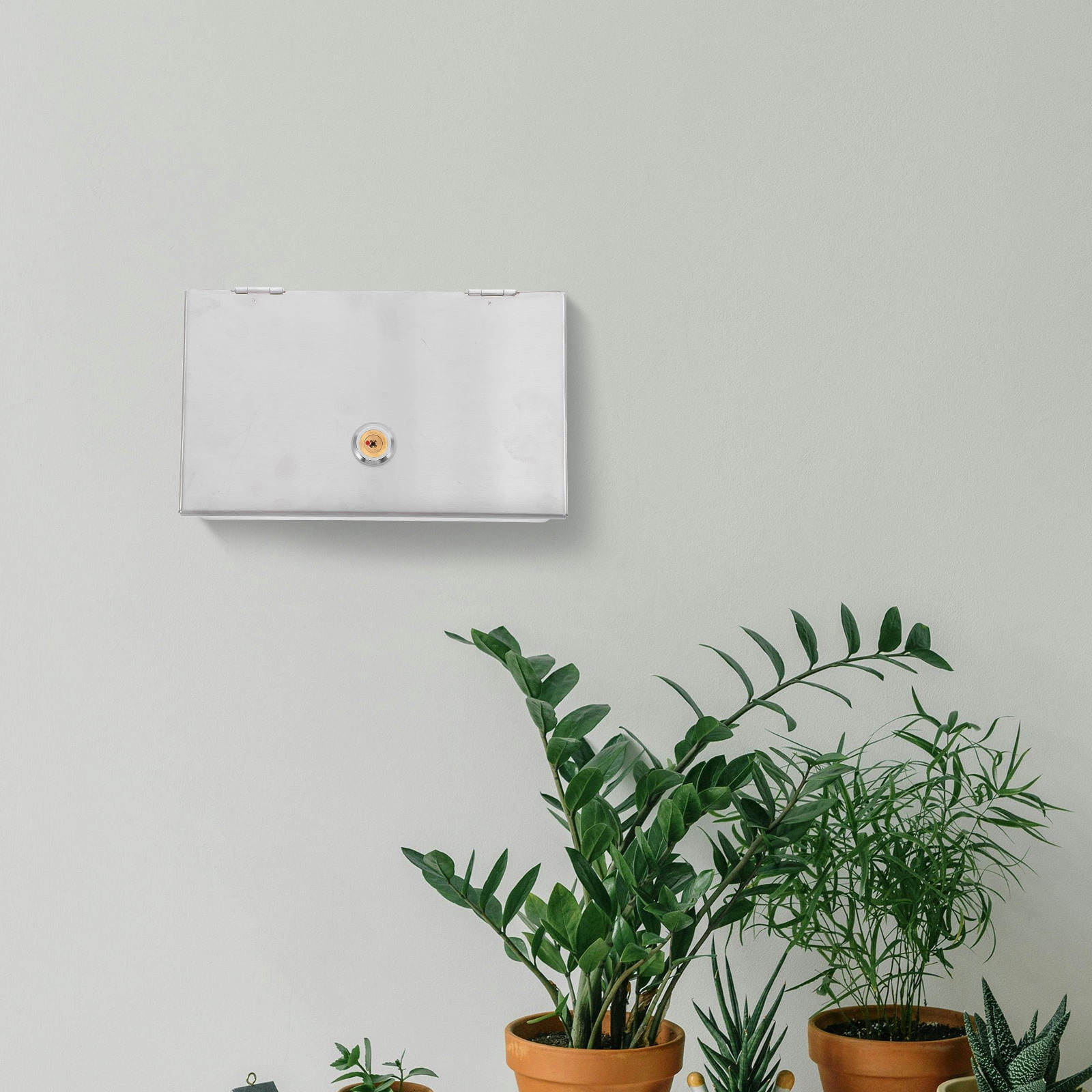 OULII Lockable Socket Box Electrical Outlet Protection Stainless Steel ...