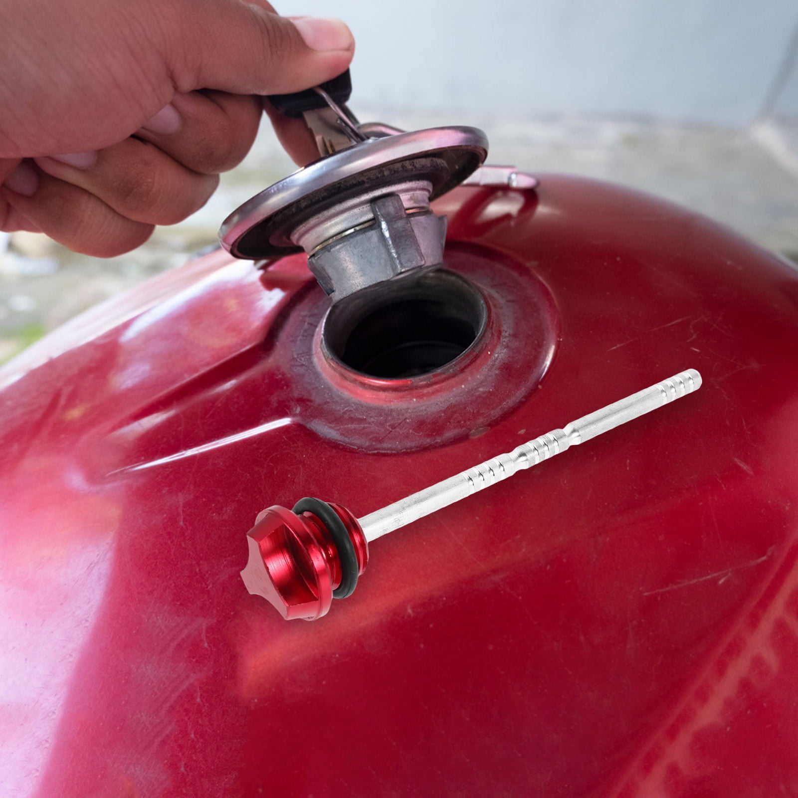 OULII Motorcycle Oil Replacement Tank Level Measurement Engine Oil ...