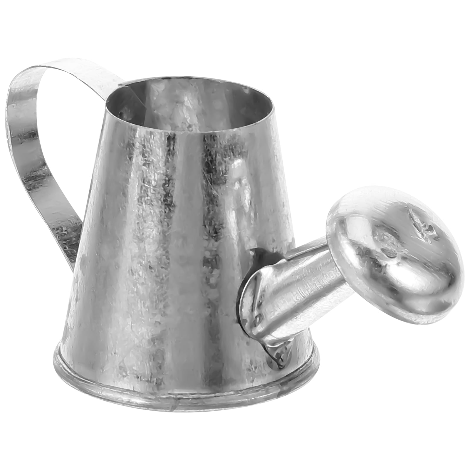 OULII Outdoor Garden Mini Decoration 1Pack Silver Watering Can Model ...