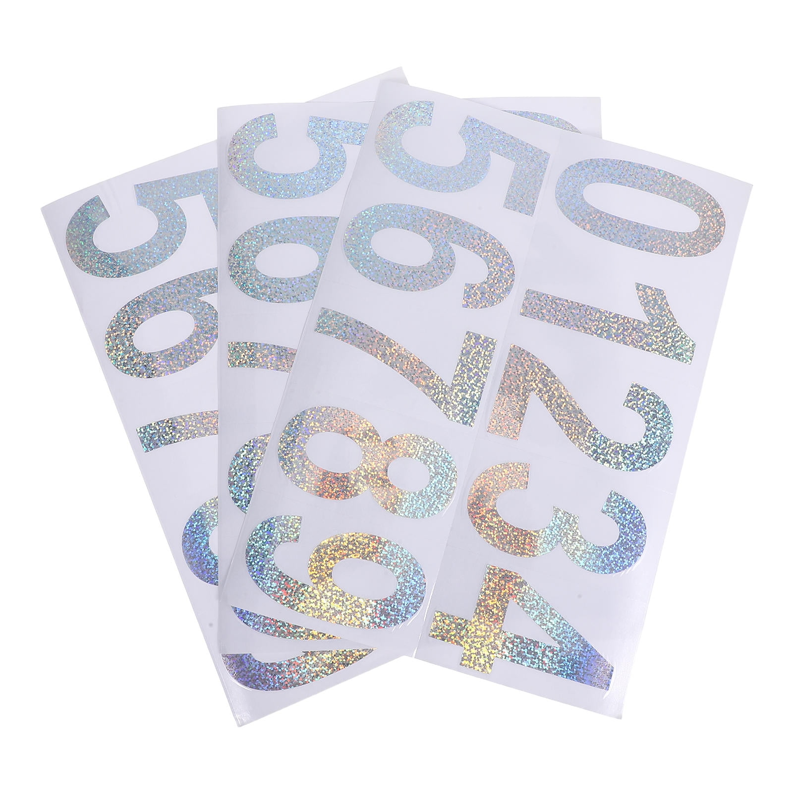 OULII PVC Reflective Number Stickers Multi for Outdoor Mailboxes and ...