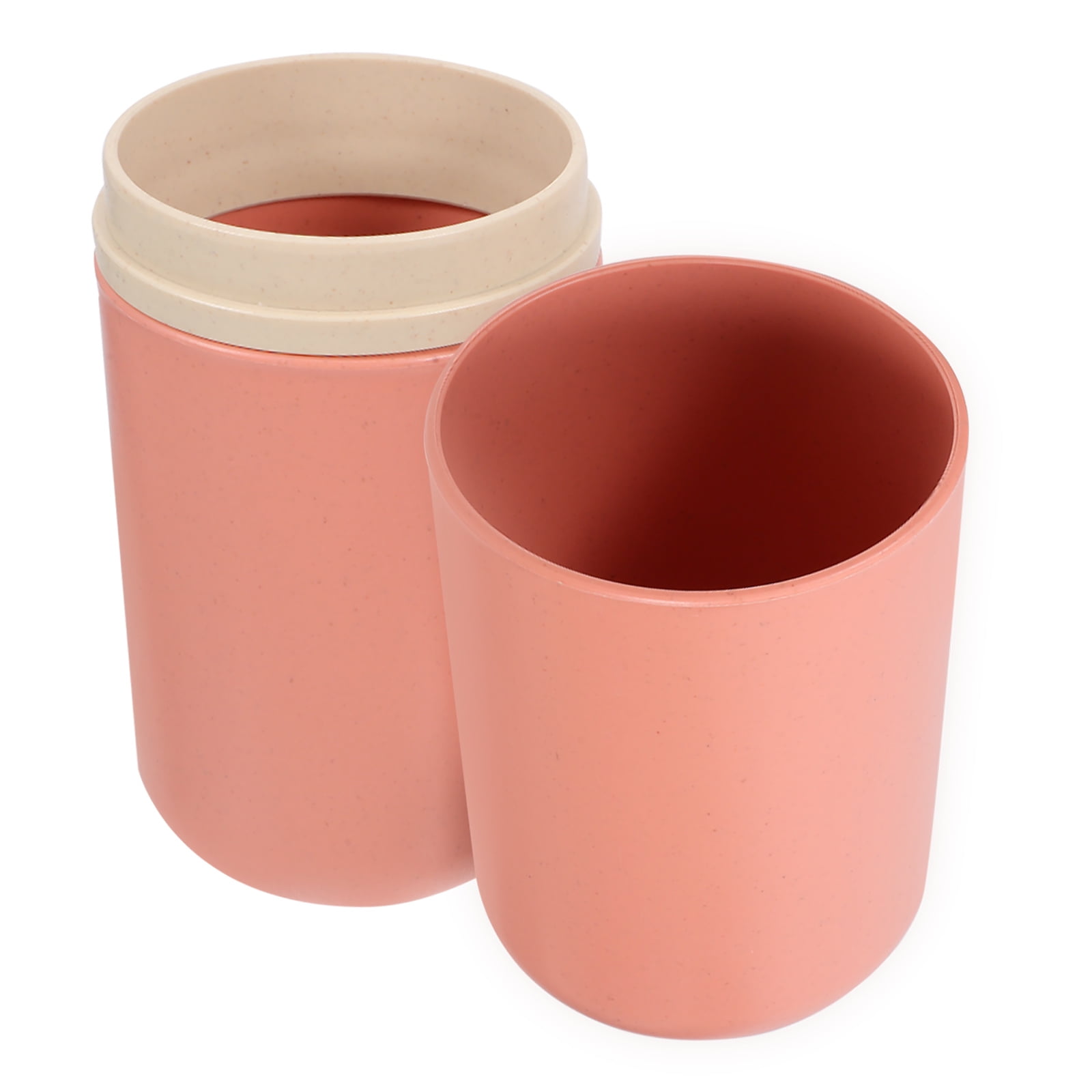 OULII Toothbrush Cases Toothpaste Box Pink Compact Design Outdoor ...