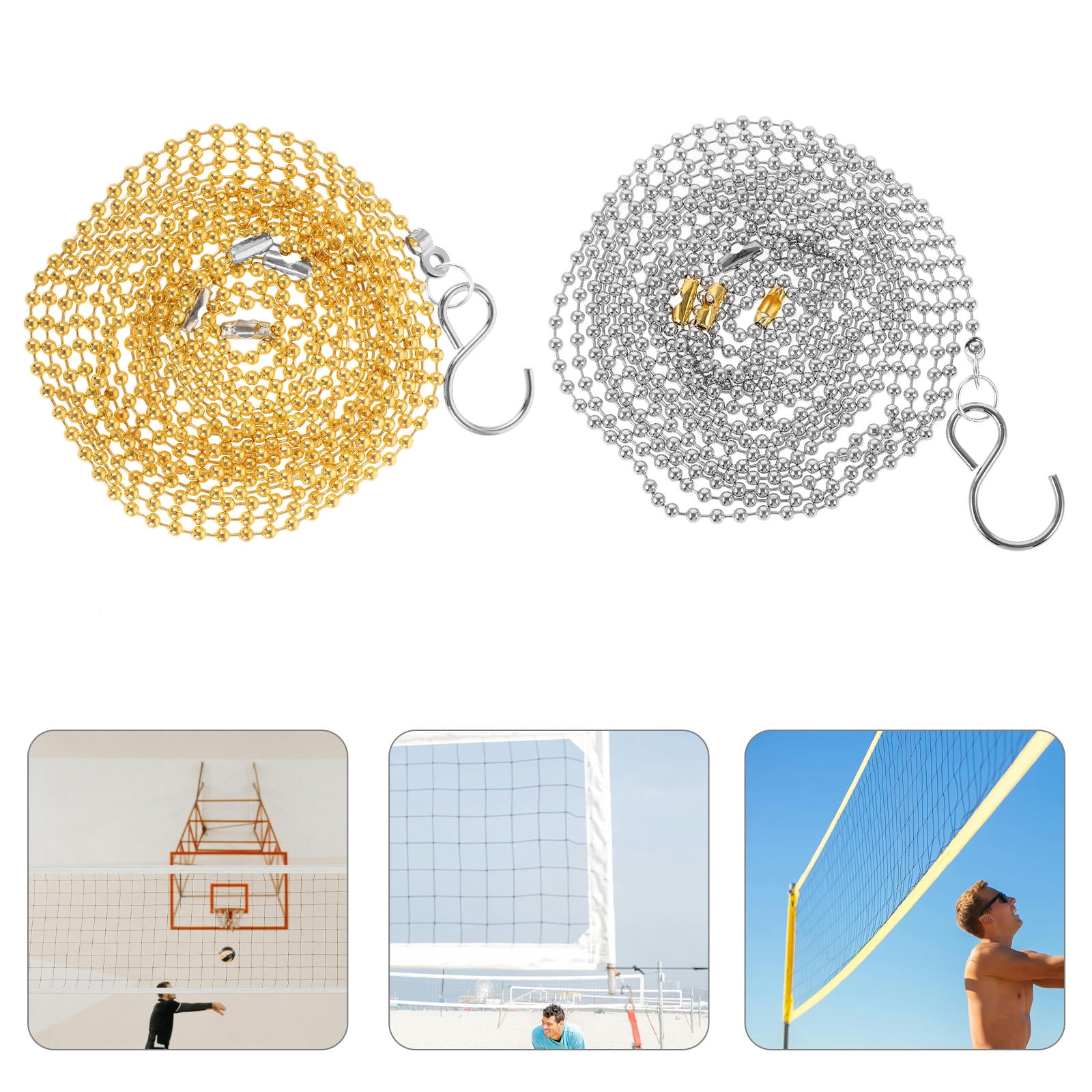 OULII Portable Copper Volleyball Net Measure Chain Height Measurement ...