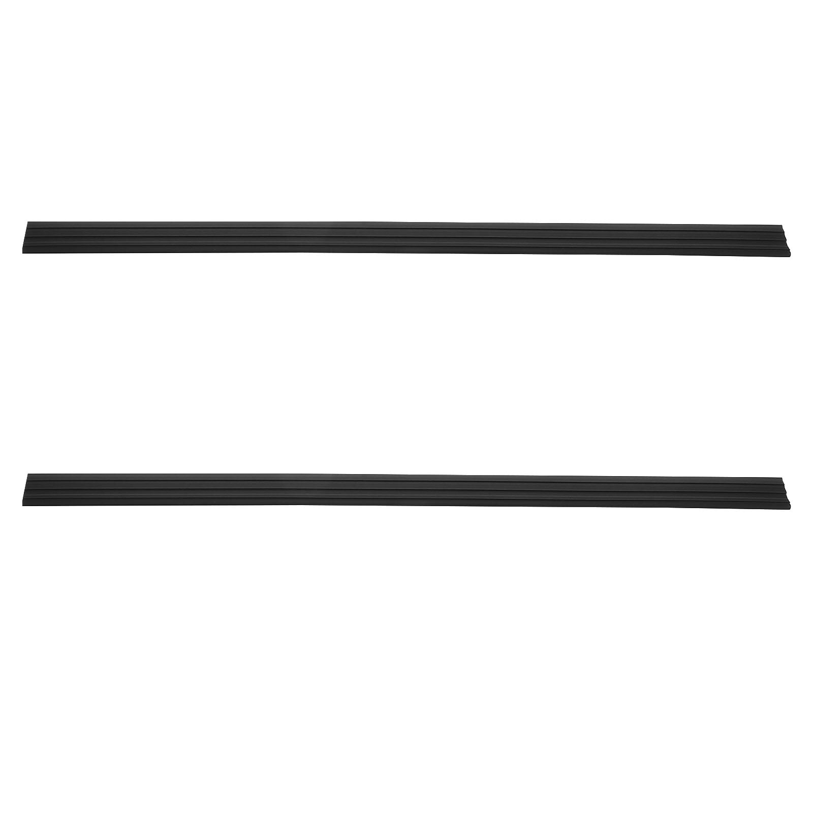 OULII 2Pcs Practical Black PVC Ramp Pads with Backing Glue Carpet ...