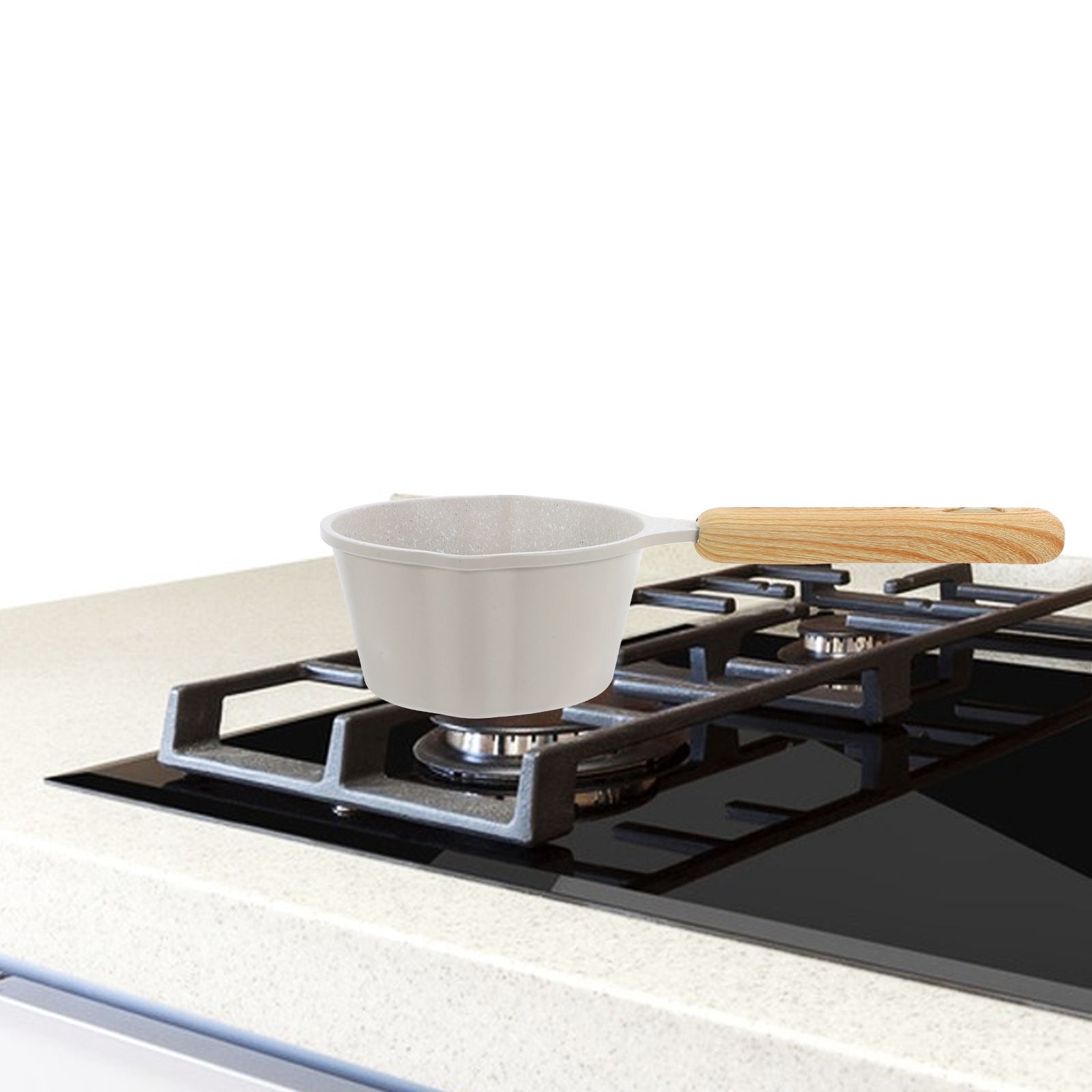 OULII Sauce Pan Nonstick Saucepan Small Kitchen Cooking Pot With Spout ...