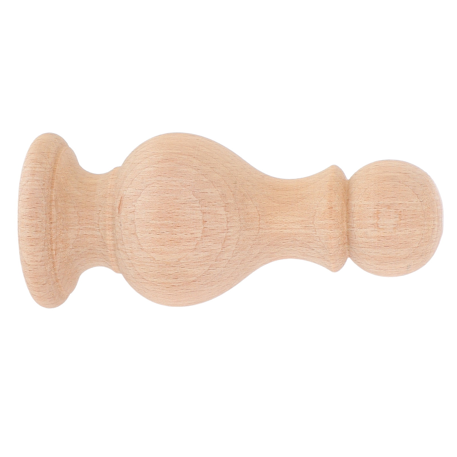 OULII Unfinished Wood Finials Craft Finials Dowel Rod Finials ...
