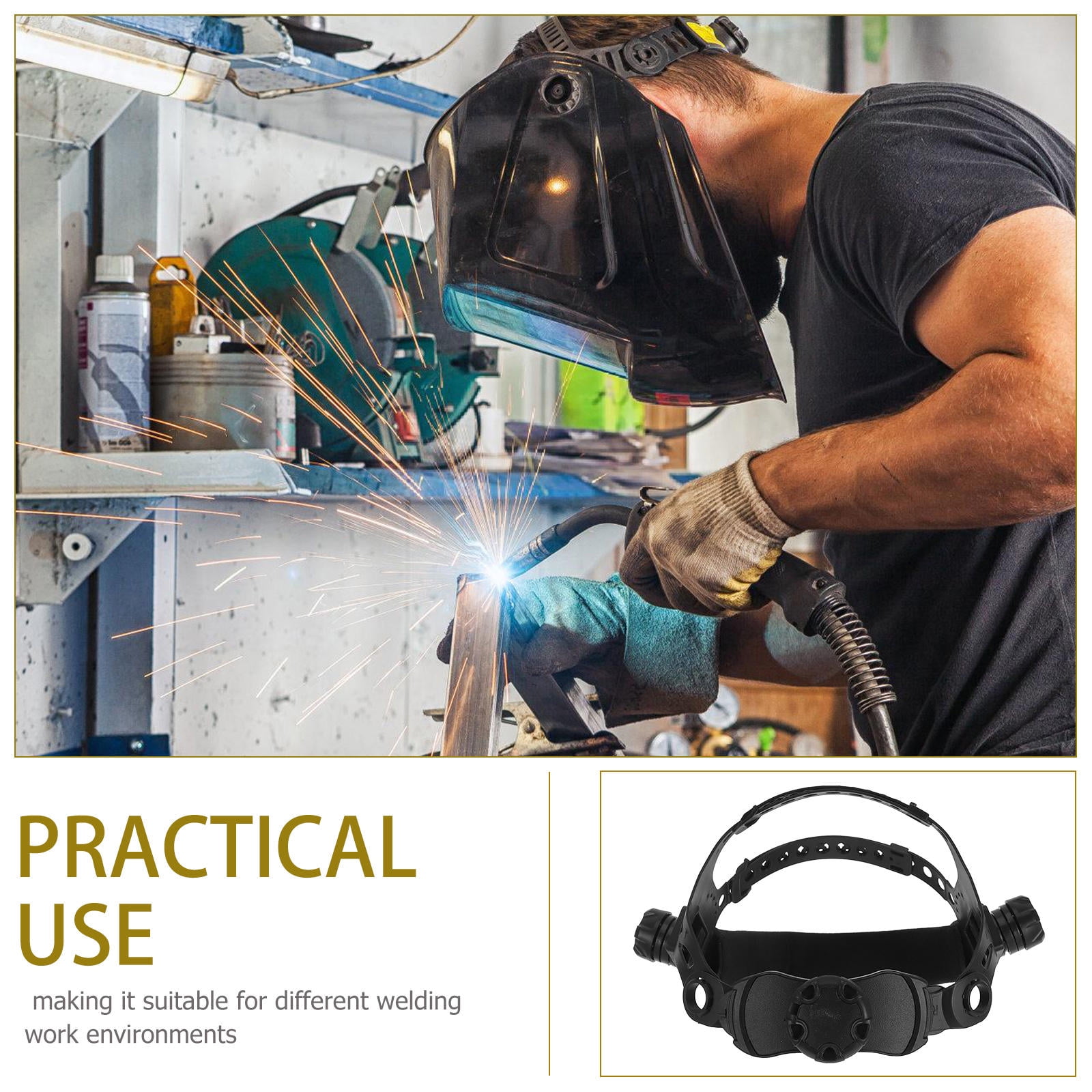 OULII Adjustable Welding Headband for Comfortable Long Welding Sessions ...