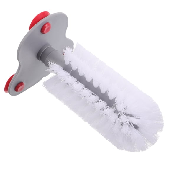 OULII White Turtle Suction Brush Soft Bristle Scrubber for Effective ...