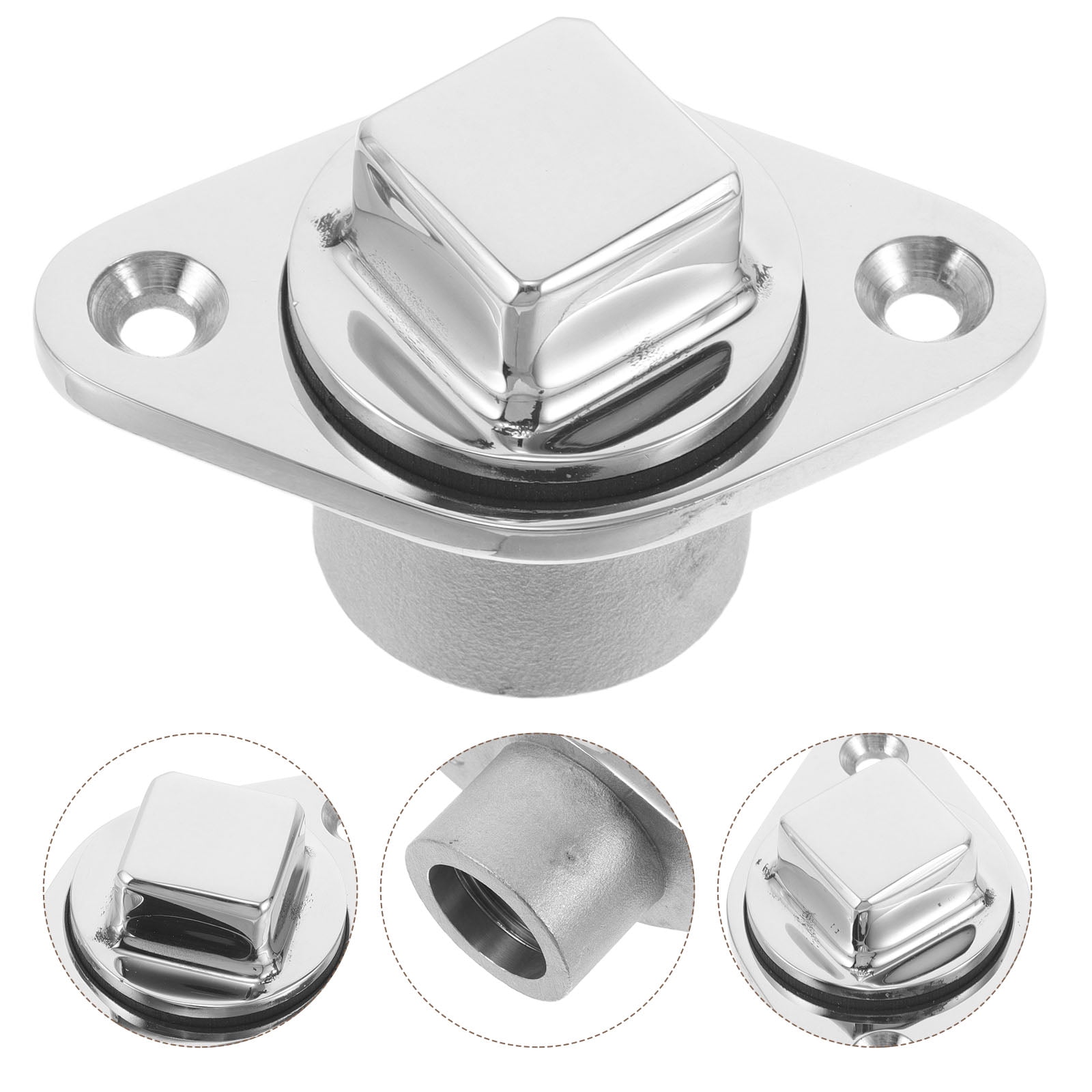 OULII boat drain plugs Silver Scupper Plug For Reliable Use By Boat ...