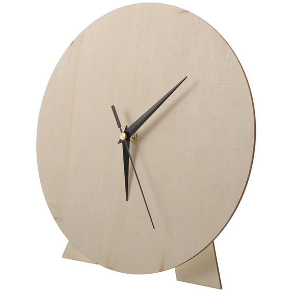 OULII diy clock dial Clock Dial Wood Round Blank Design 1Pack for Kids ...